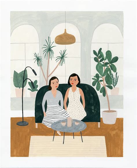 Sisters Art Print By Kate Pugsley — Kate Pugsley