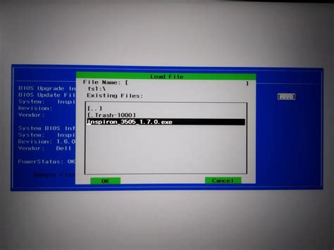 Invalid File Bios Update In Linux Environment DELL Technologies