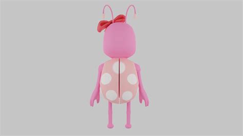 Cartoon Ladybug Female Character Rigged Toon Shader Characters Unity Asset Store 2d Game