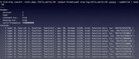 llvm xray 函数调用跟踪系统简介 知乎