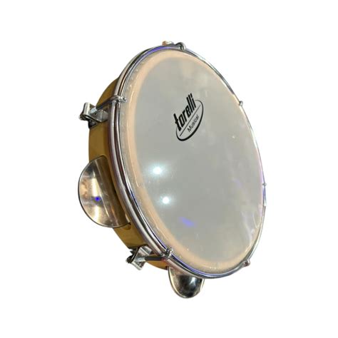 Pandeiro Torelli 08″ Injetado Natural Cpele Leitosa Tp809 Rossi