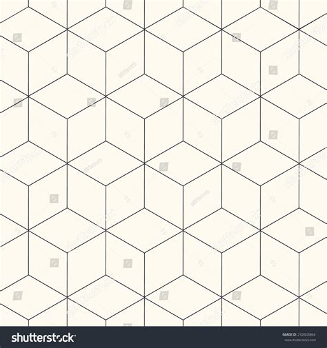 Cube Pattern Stock Vector 232603864 Shutterstock