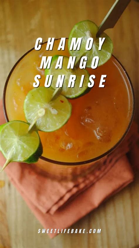 Chamoy Mango Sunrise Chamoy Lime Drinks Chamoy Sauce