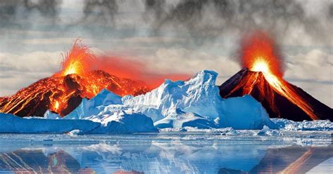 Antarcticas Melting Ice Could Soon Trigger 100 Volcanoes To Erupt For