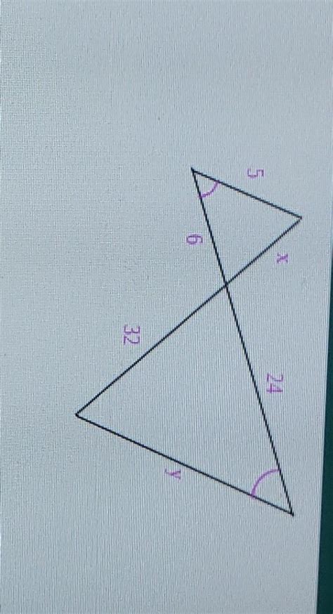 Solved Find The Values Of X And Y Find X Select The Chegg Com