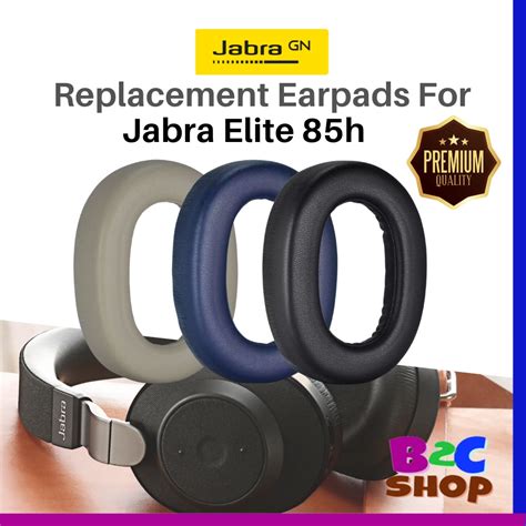 1Pair Jabra Elite 85h Headset Replacement Ear Pads Cushion Earpads Shopee Malaysia