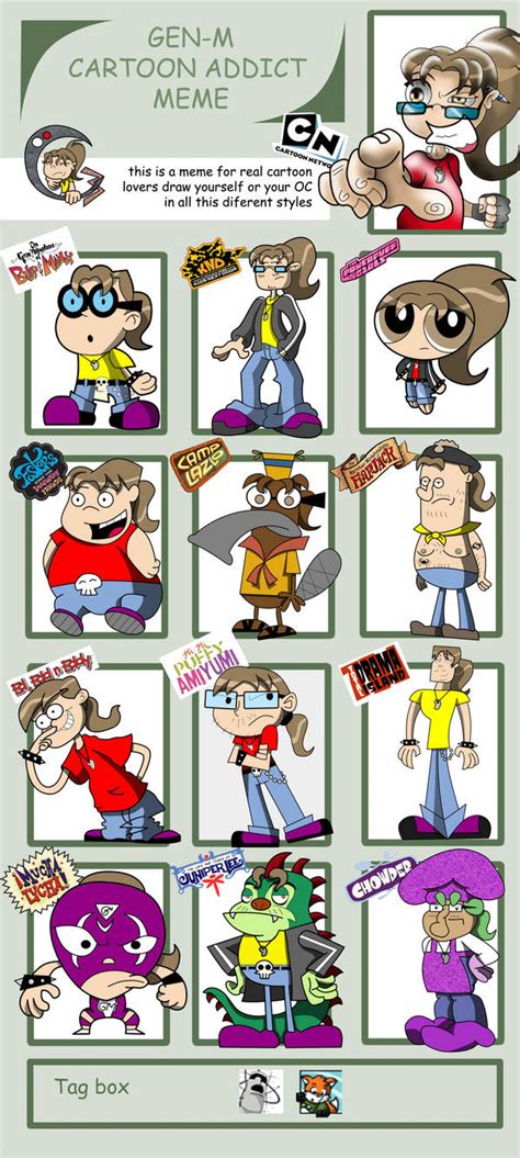Cartoon Adict Meme Filled By Generationm On Deviantart