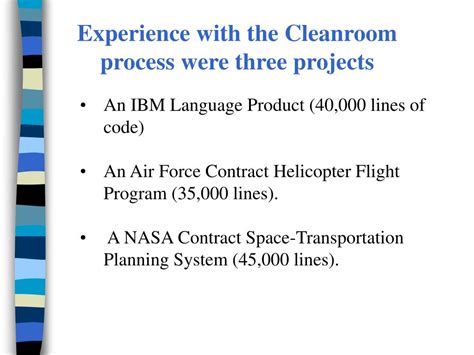 Ppt Cleanroom Software Engineering Powerpoint Presentation Free Download Id3375673