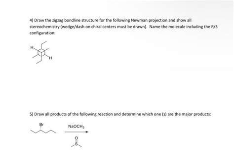 Solved 1 Name The Following Molecule By Iupac Systematic