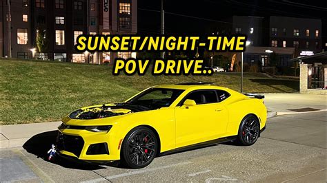 SUNSET/NIGHT-TIME (POV) DRIVE AROUND CAMPUS *SUPERCHARGER SCREAMING ...