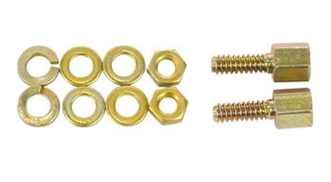 Te Connectivity 5205817 1 Connector Accessories Female Screw Lock Assembly Kit Steel Yellow