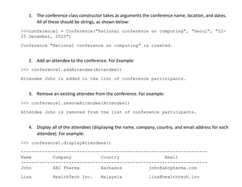 Solved Write A Python Program Using Classes That Will Keep