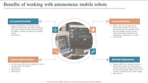 amr robot benefits of working with autonomous mobile robots ppt