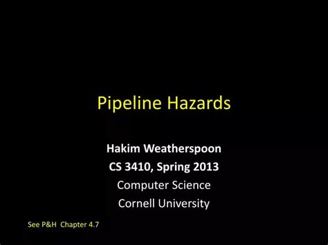 PPT Pipeline Hazards PowerPoint Presentation Free Download ID