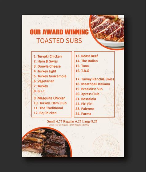 Entry 51 By Tohurakhatun999 For Modern Static Menu Board Design