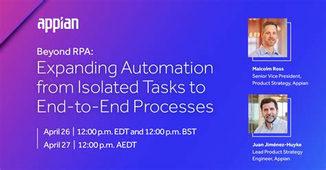 Webinar Beyond Rpa Expanding Automation From Isolated Tasks To End To End Processes Americas