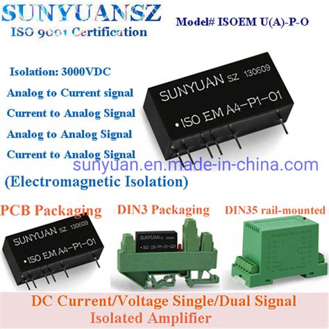 Active Dc Voltagecurrent Signal Isolation Amplifier Icisolated