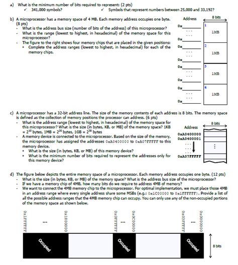 Solved What Is The Minimum Number Of Bits Required To