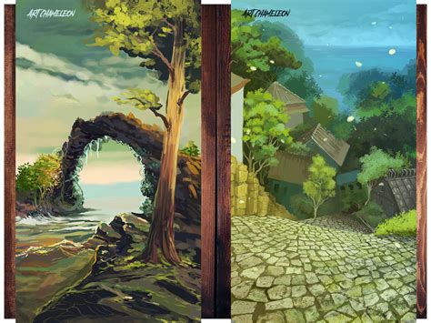 1 Metaphorical Landscape By Денис Добренький On Dribbble