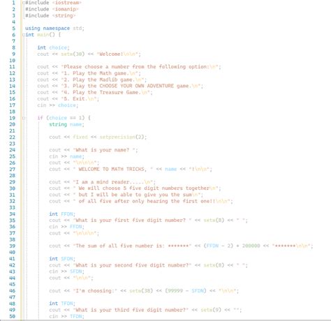 Solved C Go Back To Your Revised Game Menu Revise Chegg