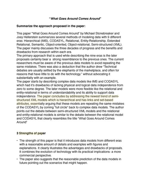 Annotated Assignment20msai20339 “ What Goes Around Comes Around