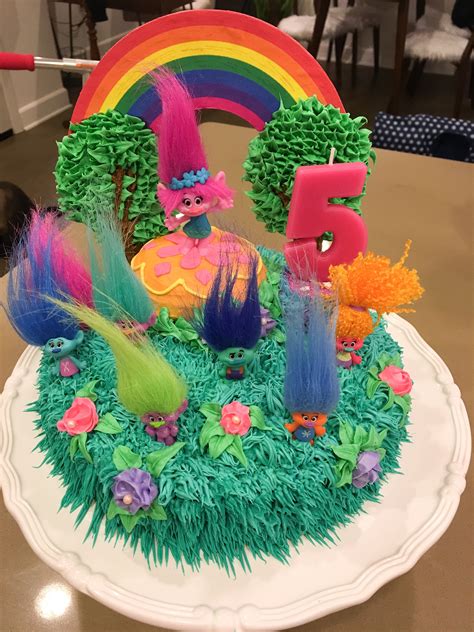 Trolls Birthday Cake Trolls Birthday Party Trolls Birthday Cake