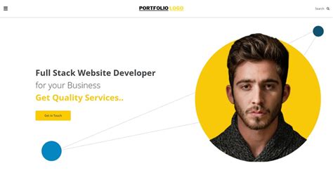 Personal Portfolio Website Design Resume Website Hero Section Html Css Javascript Youtube