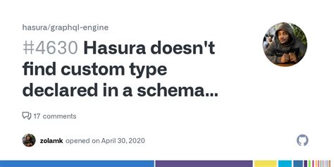 Hasura Doesnt Find Custom Type Declared In A Schema Other Than Public