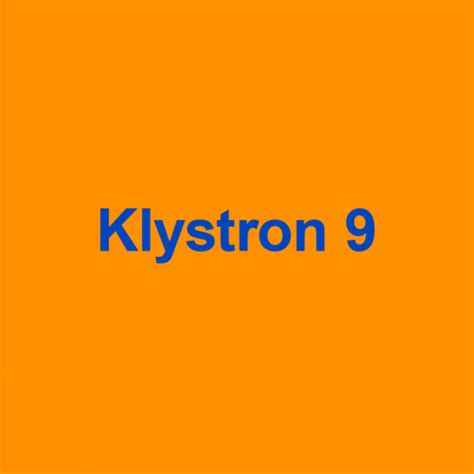 Klystron 9 Meaning Pop Culture By
