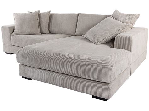 Ecksofa Sunny Cord Stoff Cream Conforama Ch
