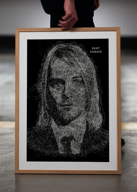 Kurt Cobain Poster Von Last Art Printler
