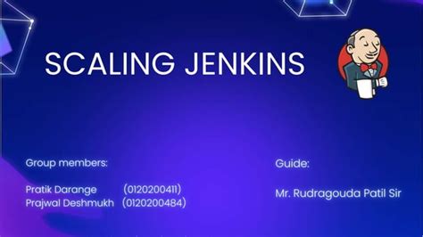 Scaling Jenkins Devops Presentation Ppt