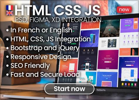 Convert Your Psd And Figma Template Into Html Css And Js By Nassimk