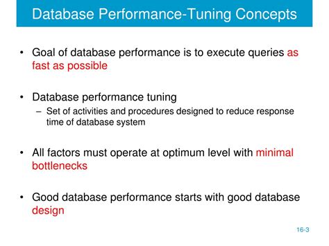 Ppt Database Performance Tuning Concepts And Optimization Powerpoint