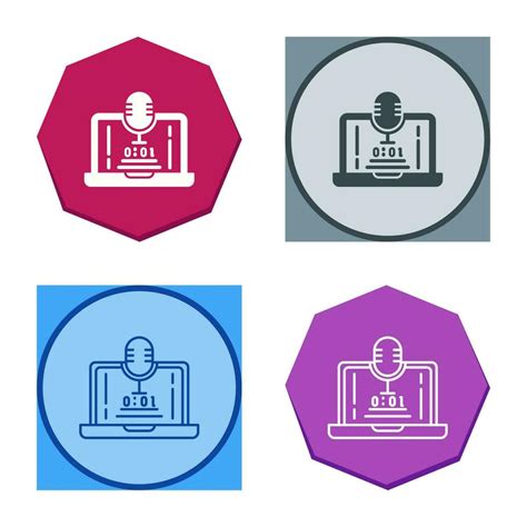 Voice Recorder Vector Icon 29491041 Vector Art At Vecteezy