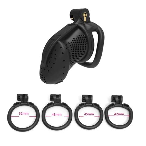 Lightweight 3d Printed Resin Chastity Cage For Men Comfortable Chastity