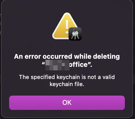 Macos Unable To Delete Identity In Keychain Ask Different