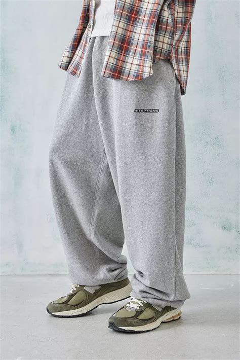 Iets Frans Harri Baggy Joggers Grises Urban Style Baggy Cotton