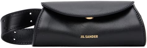 Jil Sander Black Mini Cannolo Bag Jil Sander