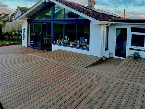 Mocha Composite Decking Installation Colehill Decking Ideas