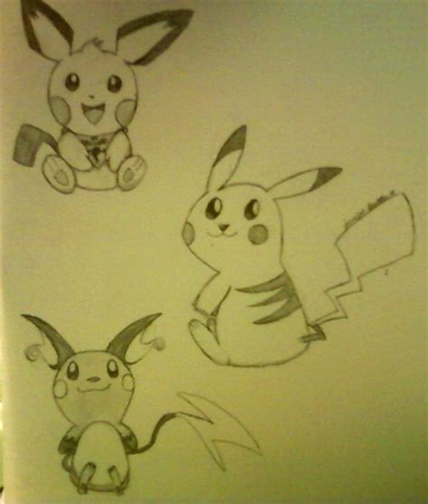 Pikachu Chibi Evolutions By Animegal816
