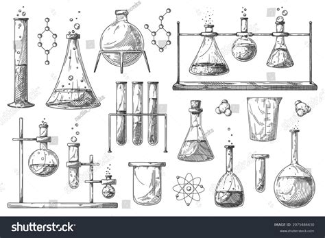 Chemistry Beaker Drawing