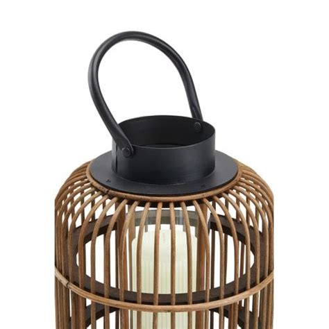 Lanterne H 33 Cm Ultan Naturel Statue Objet à Poser But