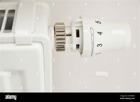 Closeup Of A Heat Regulator Of A Heating Installation Stock Photo Alamy