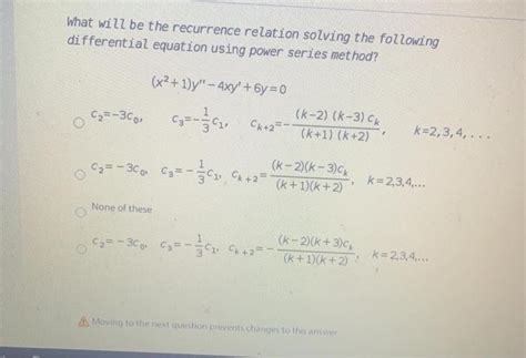 Solved What Will Be The Recurrence Relation Solving The