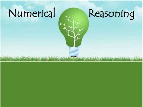 Numerical Reasoning I Pptx Commodities Economy