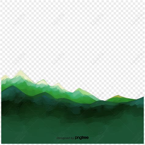 초록색 의 그라데이션 일러스트 장면 디자인 풍경 어지럽다 Png 일러스트 무료 다운로드 Lovepik