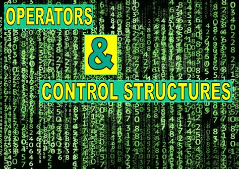 operators and control structure in perl ~ learn and design