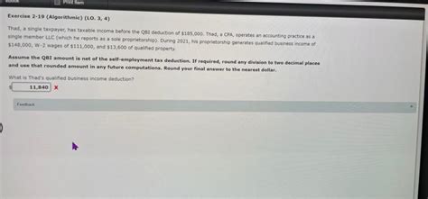 Solved Print Item Exercise 2 19 Algorithmic LO 3 4 Chegg Com