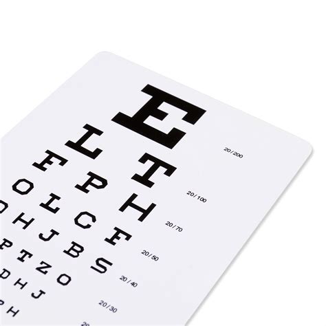 Custom Printable Snellen Eye Test Chart Feet Plastic Worksheets Library